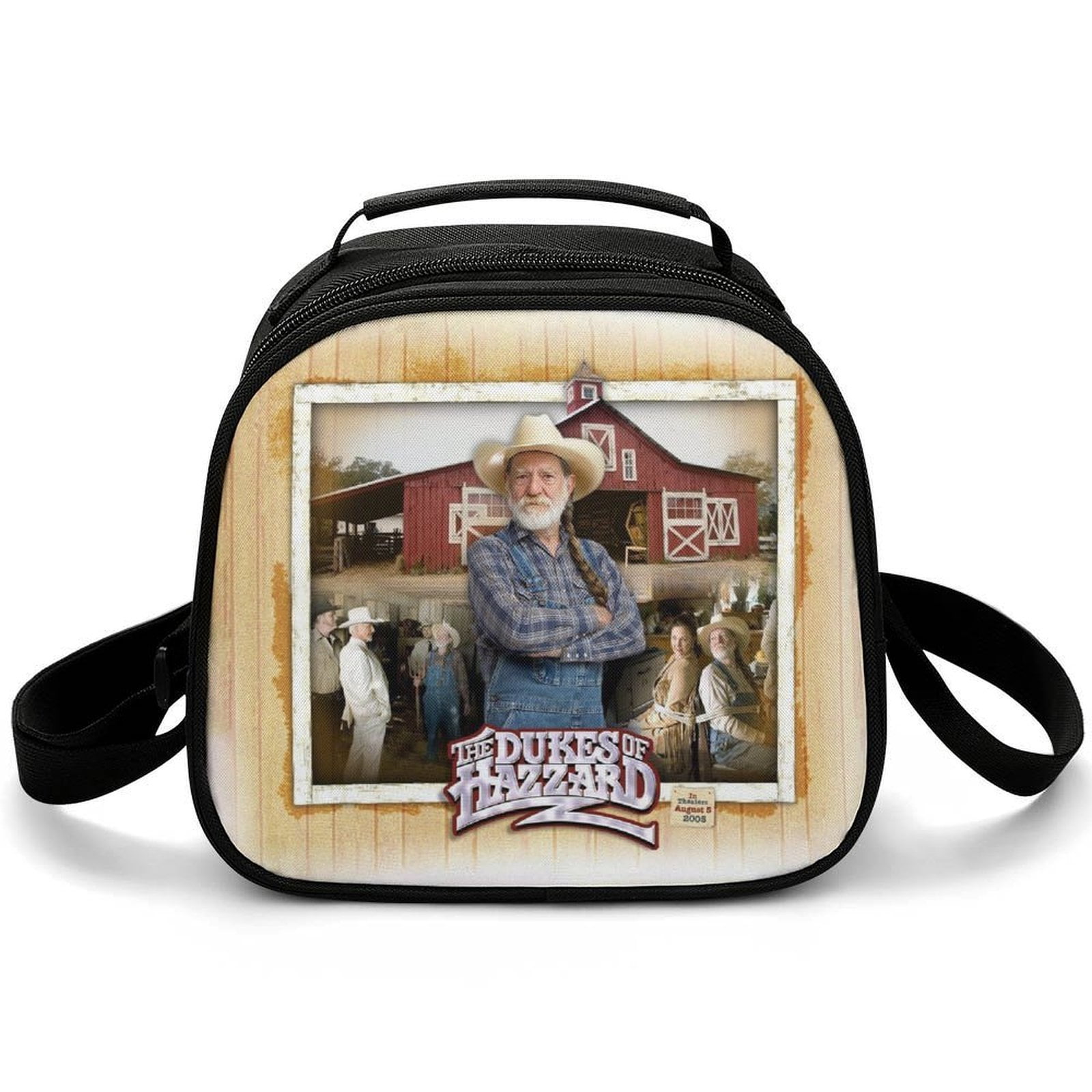 Dukes Orange Car Haz-zard Lunch Box with Portable Tableware Lunch Bag ...