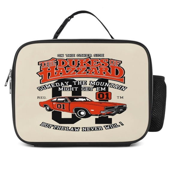 Dukes Orange Car Haz-zard Reusable Lunch Bento Box Insulated Portable ...