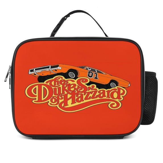 Dukes Orange Car Haz-zard Reusable Lunch Bento Box Insulated Portable ...