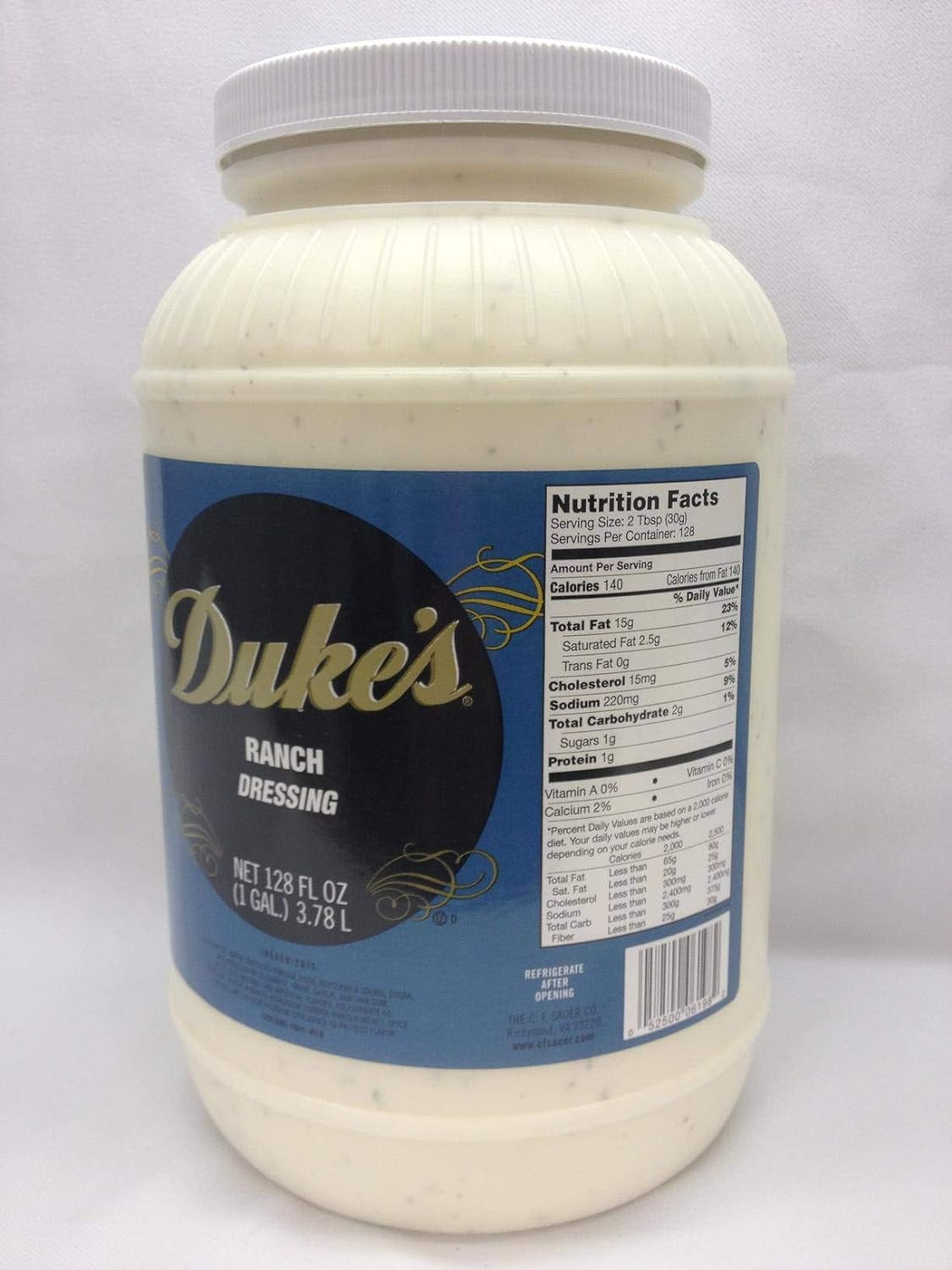 Dukes Ranch Dressing, 1 Gallon - 4 per case - Walmart.com