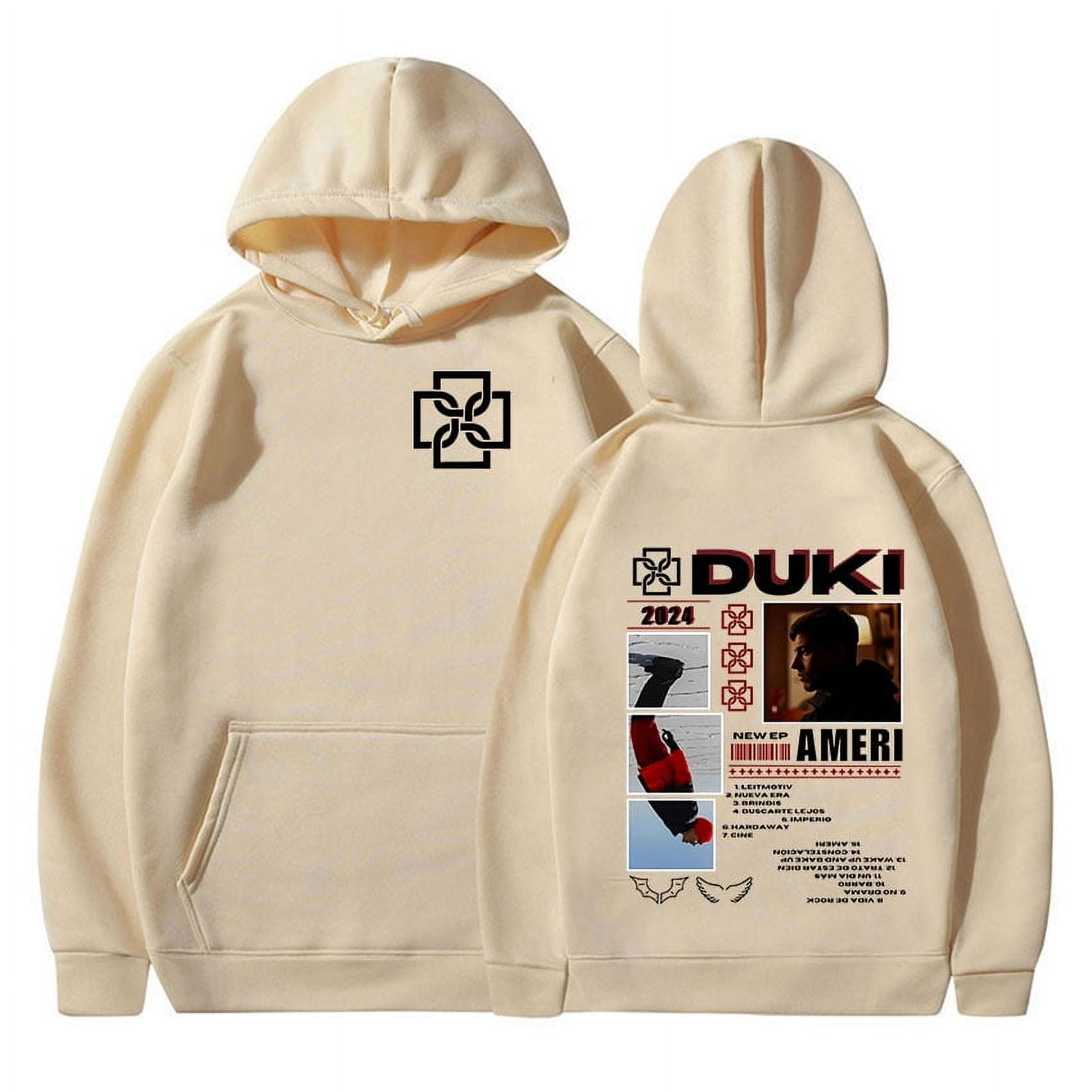Duki ADA Tour Unisex Hip Hop Oversized Pullover Hoodie - Vintage ...