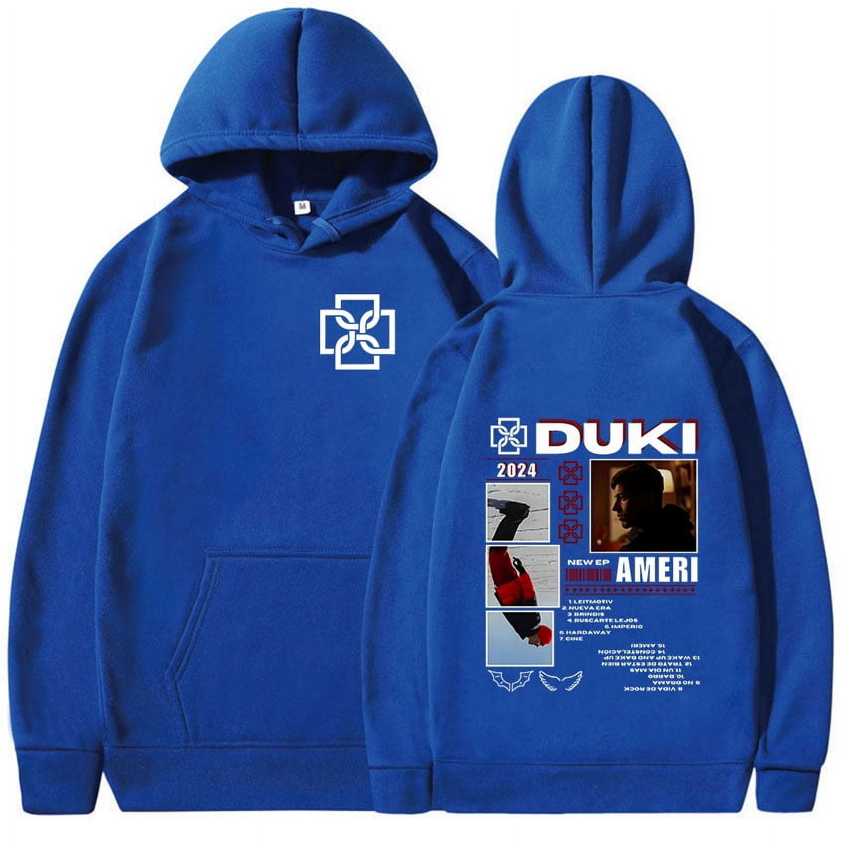 Duki ADA Tour Unisex Hip Hop Oversized Pullover Hoodie - Vintage ...