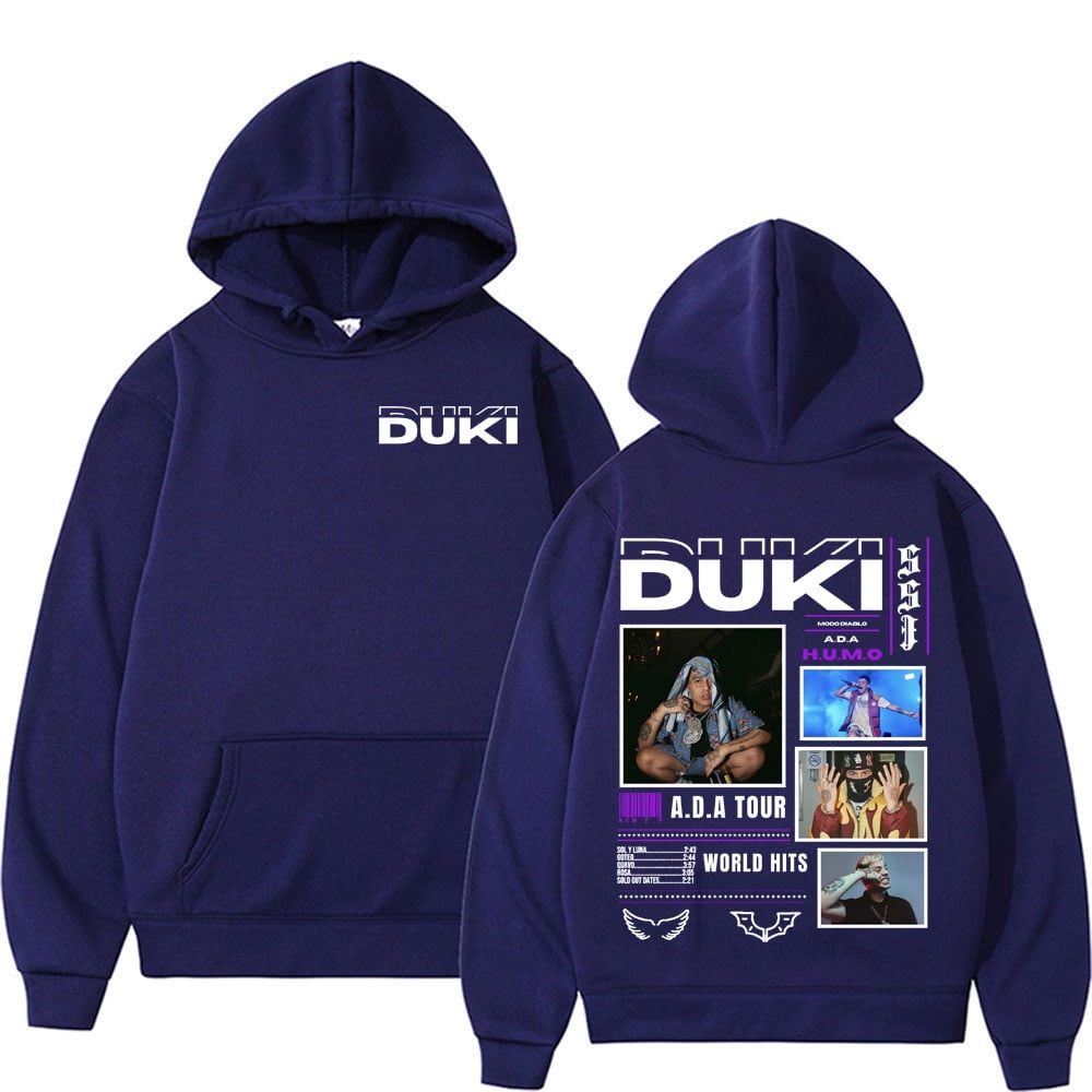 Duki ADA Tour Unisex Oversized Hip Hop Y2K Harajuku Graphic Fleece ...