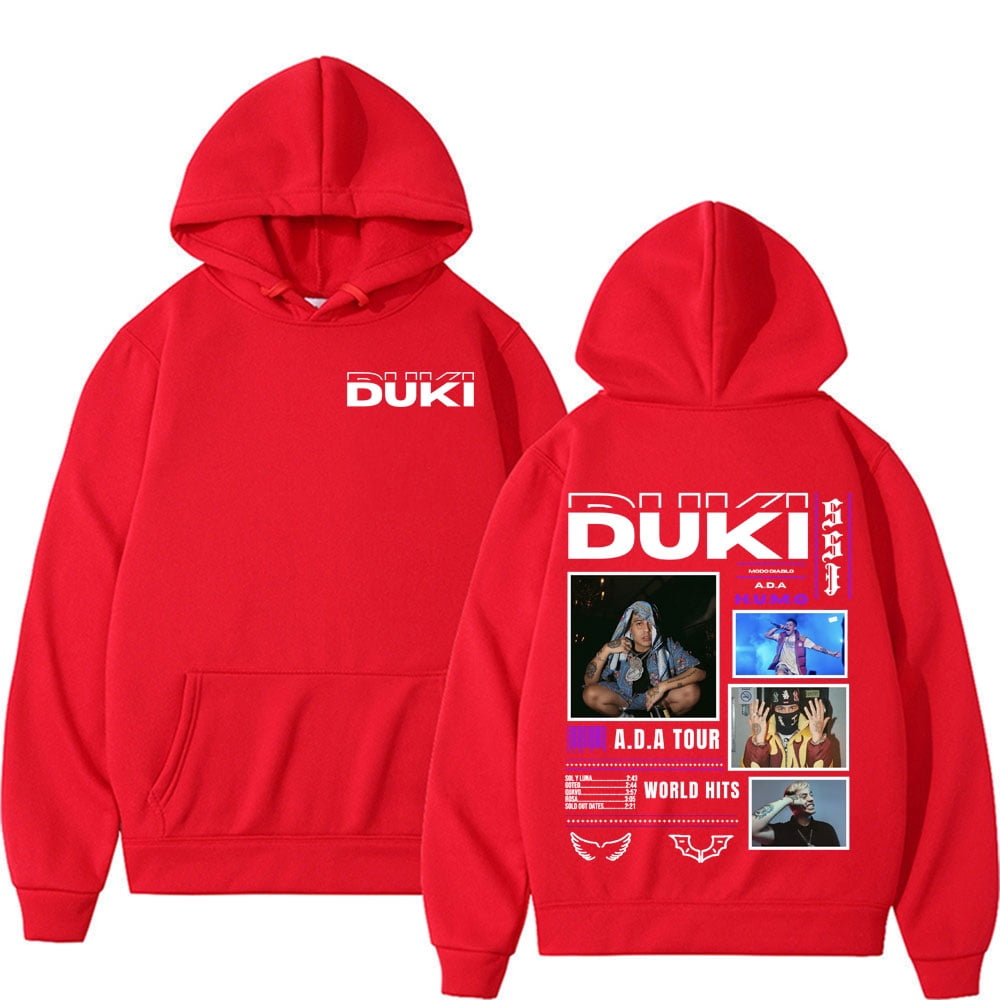 Duki ADA Tour Unisex Oversized Hip Hop Y2K Harajuku Graphic Fleece ...