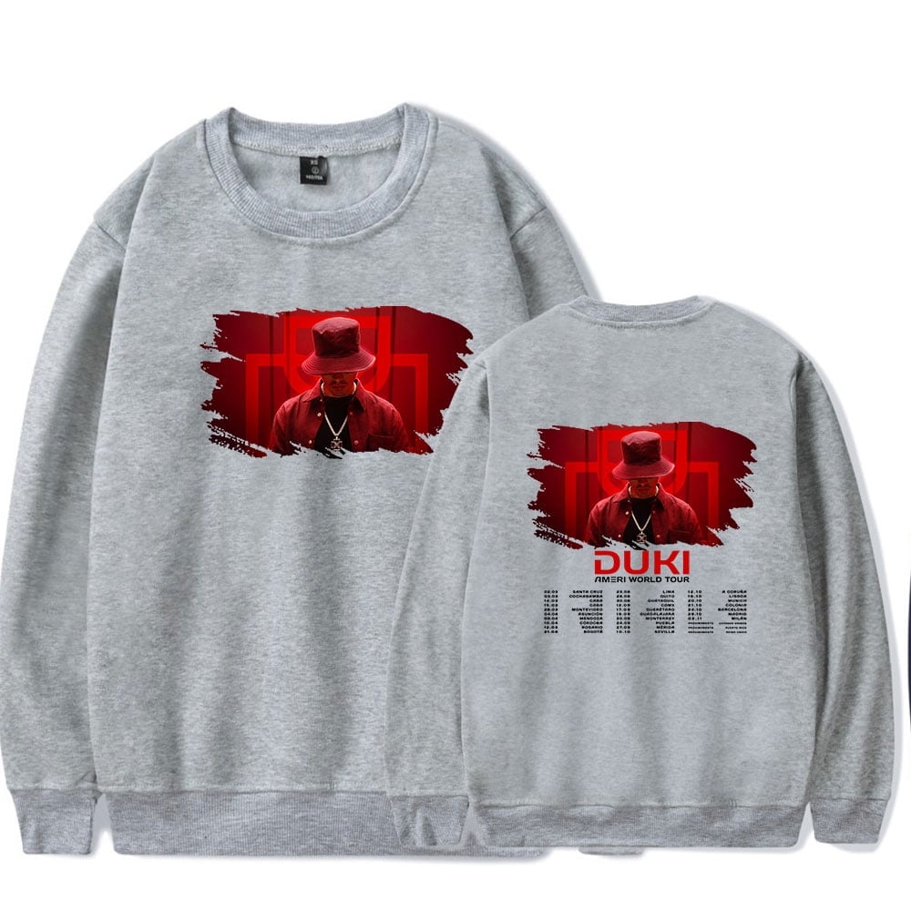 Duki Ameri World Tour Merch Long Sleeve Crewneck Sweatshirt For Men ...