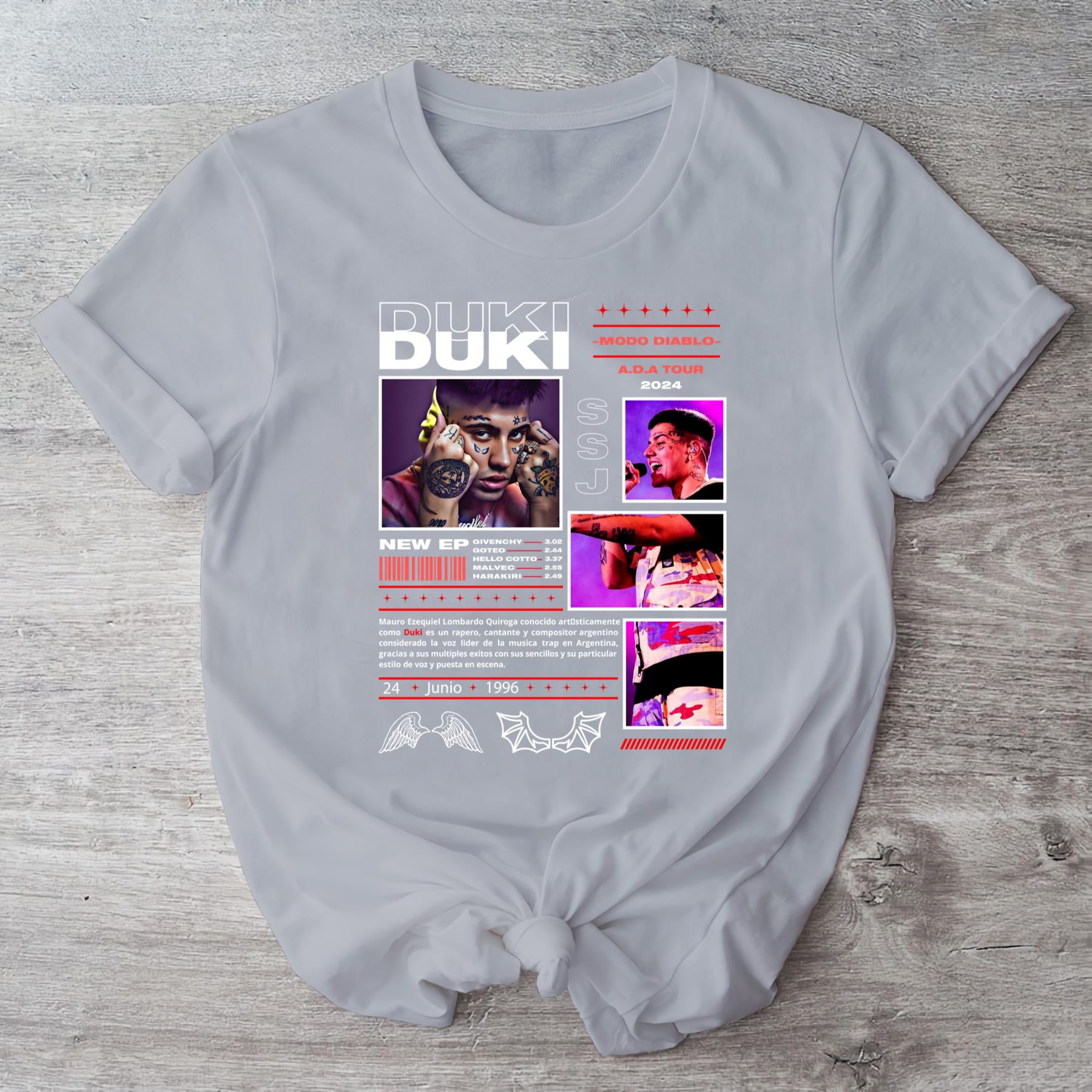 Duki Hiphop PNG T-shirt Duki Vintage Sweatshirt T-shirt Sublimation ...