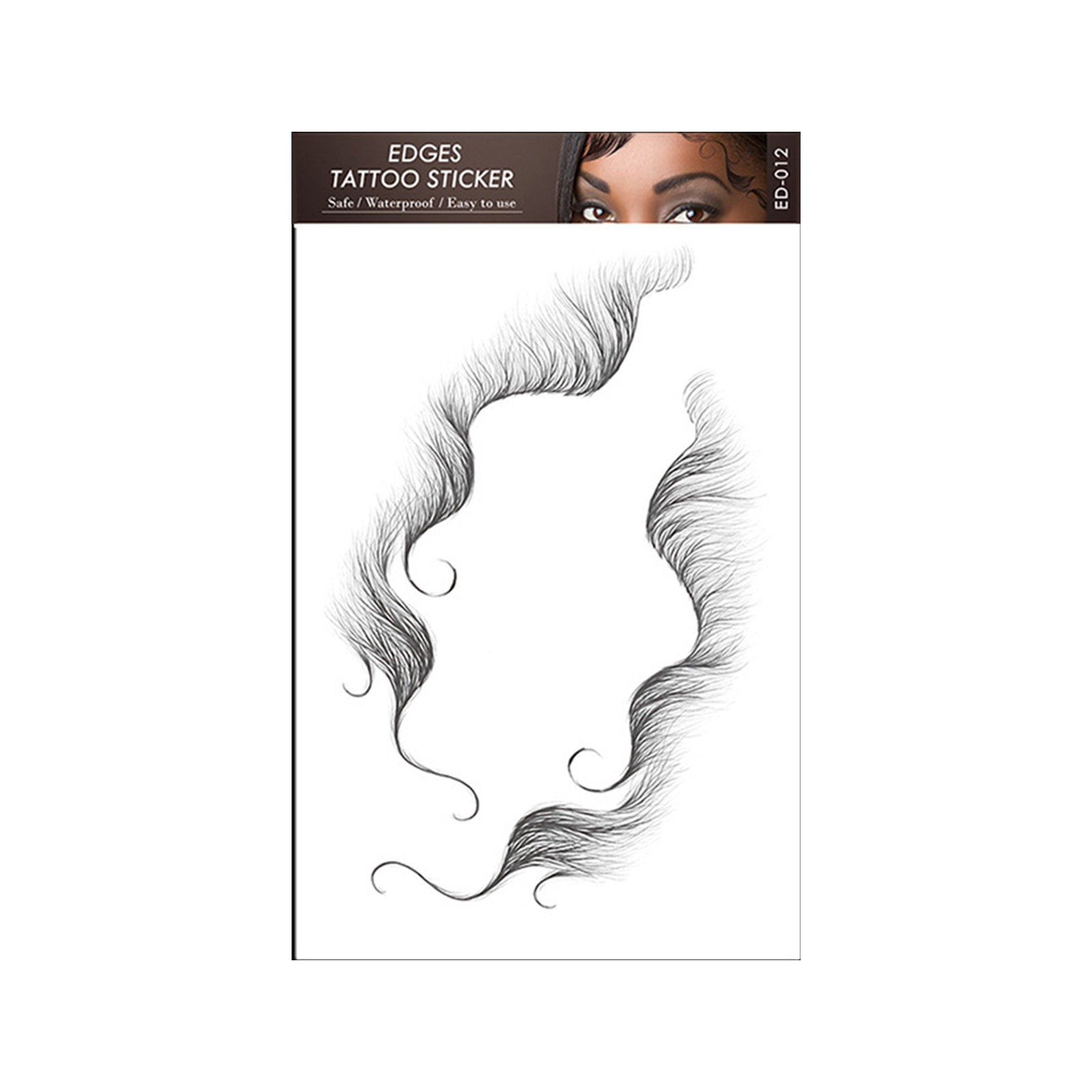 Duklien Bangs Sticker 18 Styles Popular Waterproof Fake Hair Fringe ...