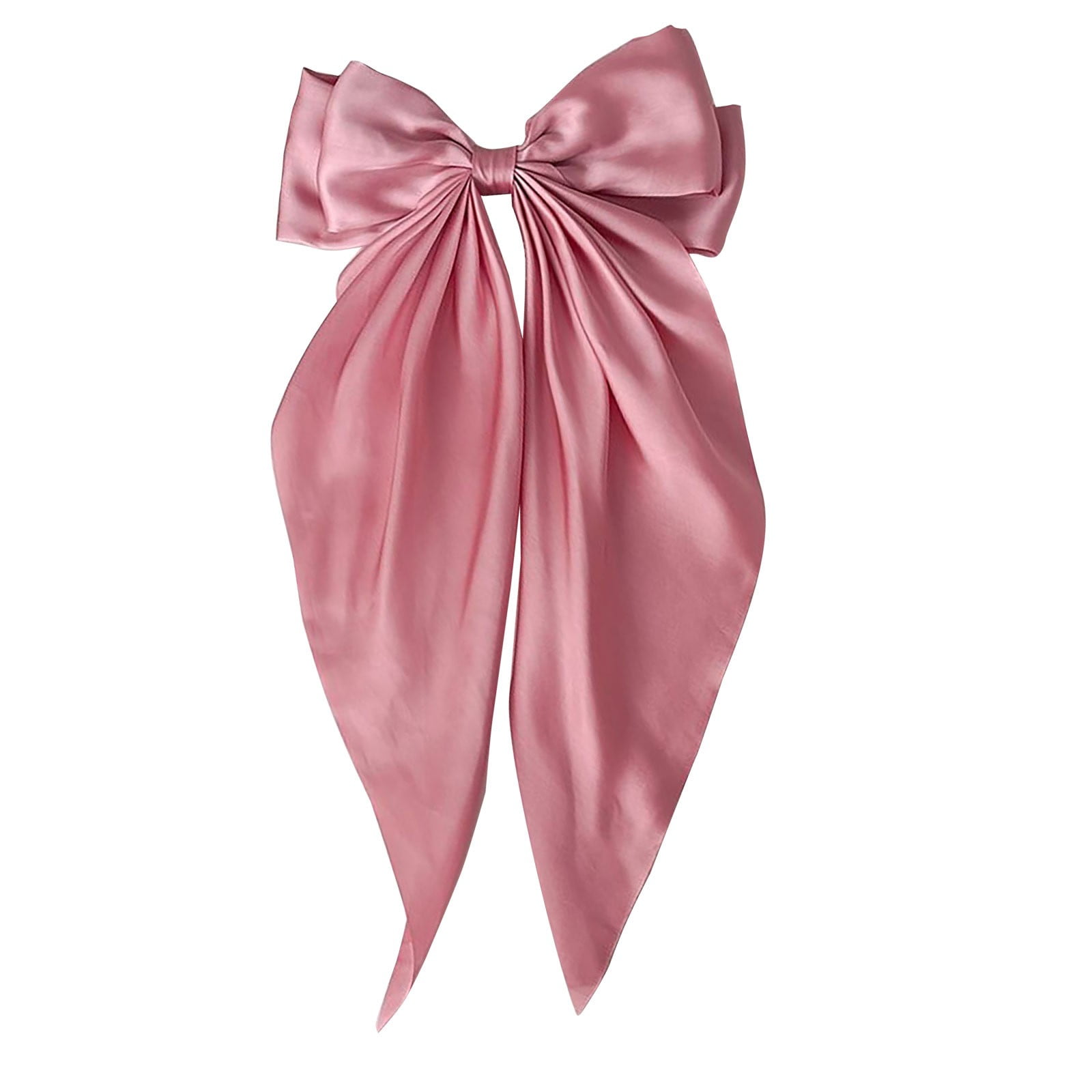 Duklien Barrettes Big Bow Hairpin Internet Ribbon New Solid Color ...