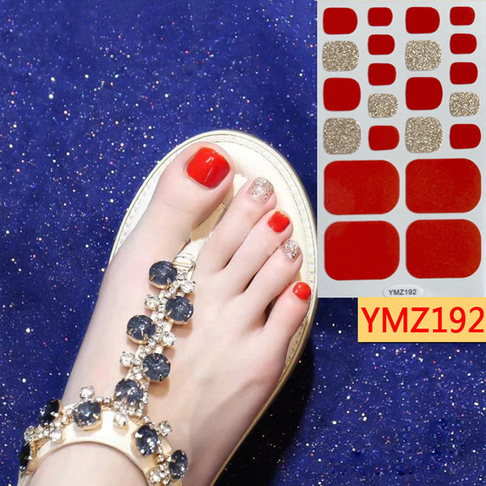 Duklien New 5D Nail Art Stickers, Nail Stickers Diy Toe Nail Stickers ...
