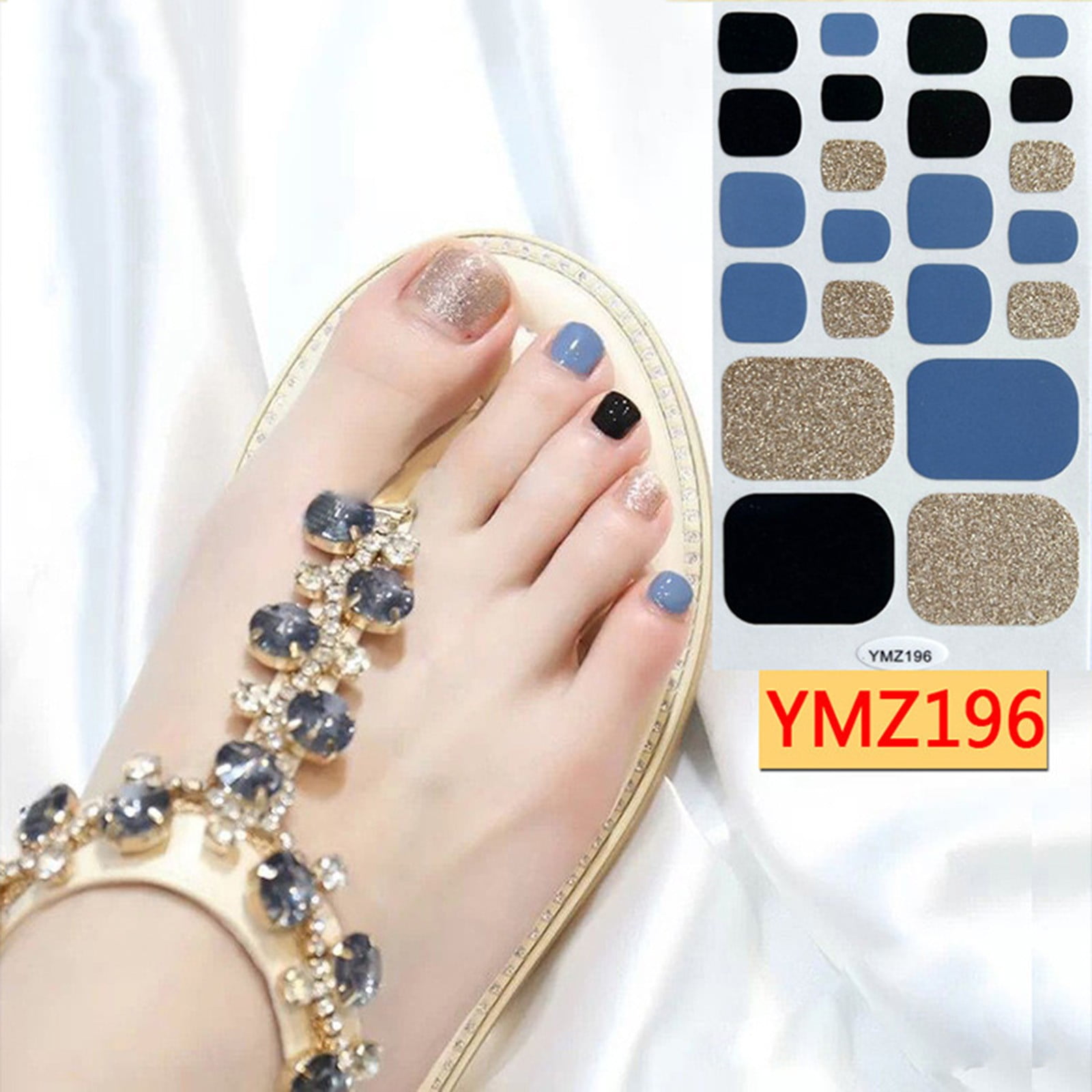 Duklien New 5D Nail Art Stickers, Nail Stickers Diy Toe Nail Stickers ...