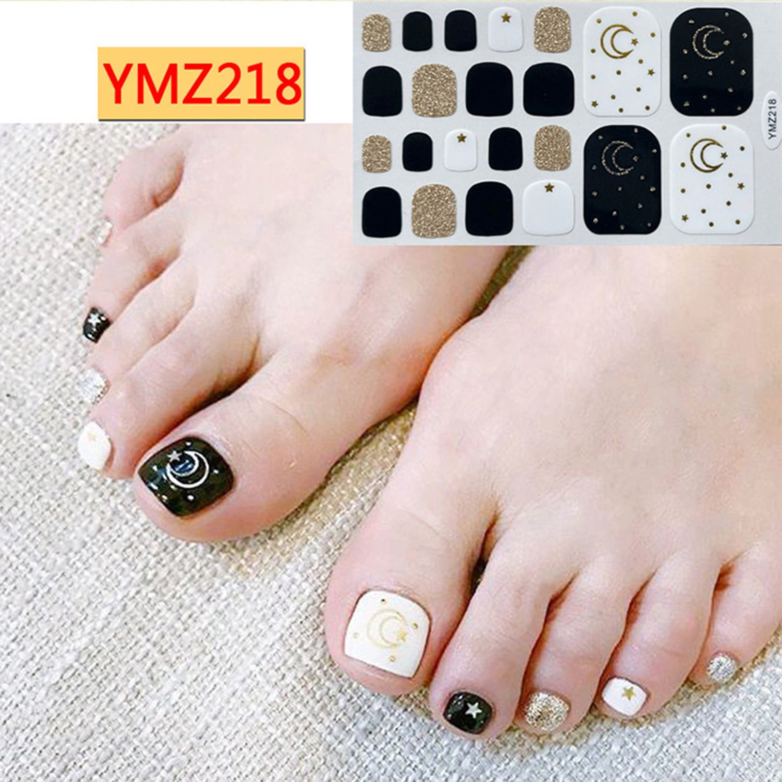 Duklien New 5D Nail Art Stickers, Nail Stickers Diy Toe Nail Stickers ...