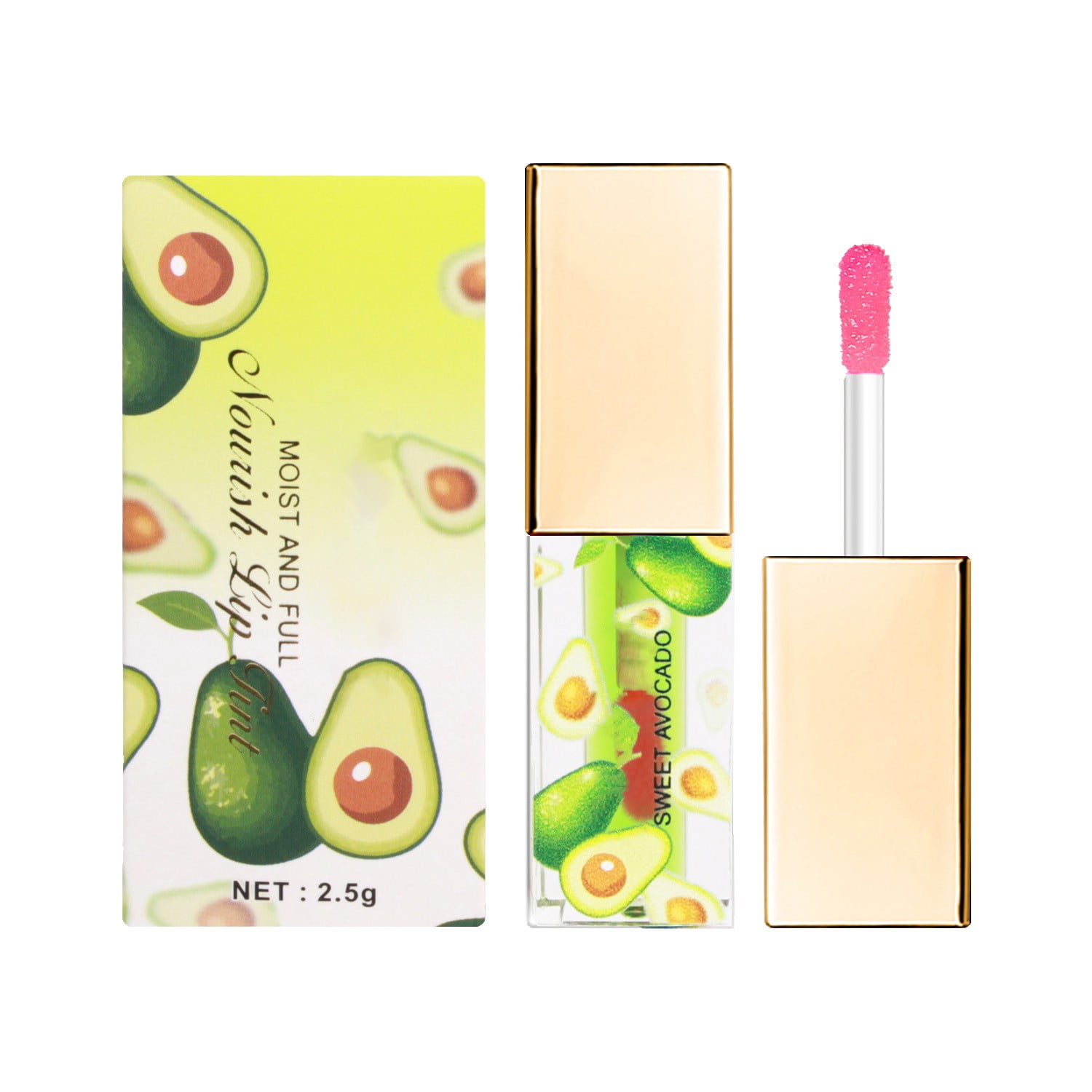 Duklien Peach Mini Clear Color Change Changing Ph Tinted Lip Gloss Set ...