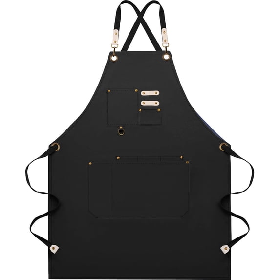 Dulabi Apron, Adjustable Chef Apron for Women and Men with Large ...