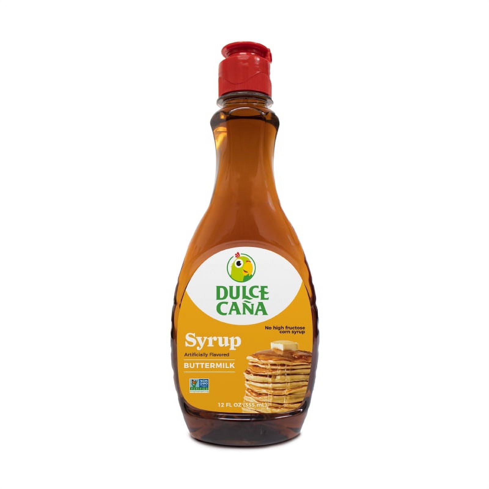 Dulce Caña Syrop Buttermilk, 12 oz (355 ml), Plastic Bottle, Non GMO ...