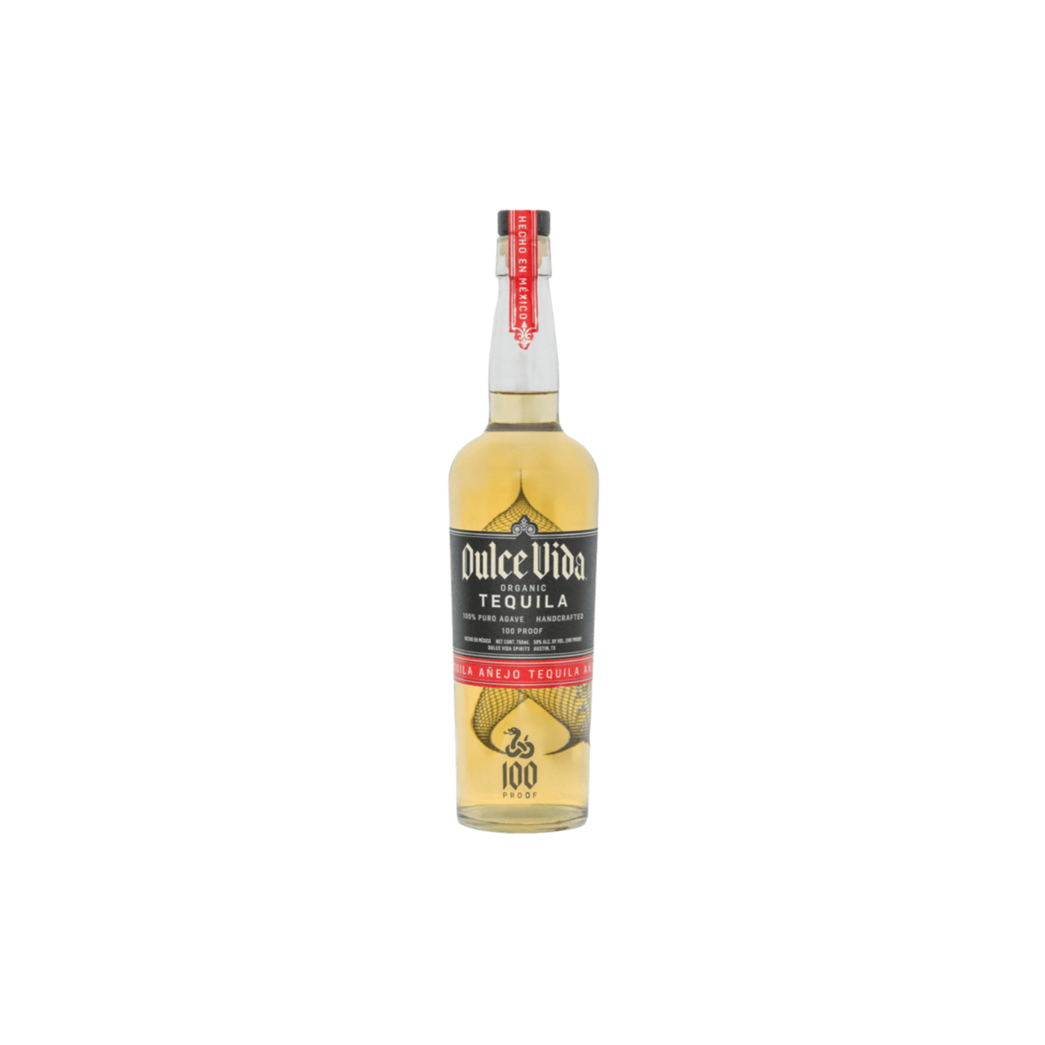 Dulce Vida 100 Proof Tequila Añejo, 750 ml 50% ABV - Walmart.com