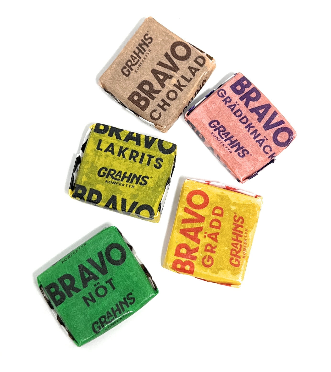 Dulcefina chocolate & Sweets, Bravo Swedish Mini Squares caramel ...