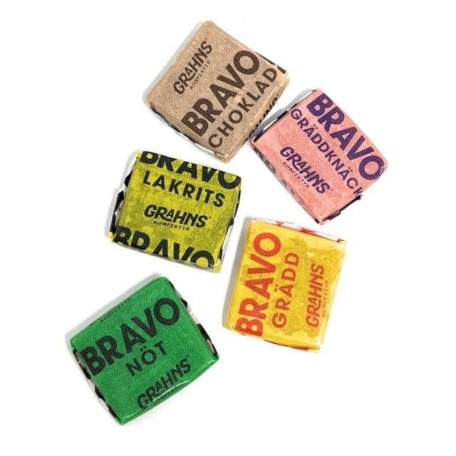 Dulcefina chocolate & Sweets, Bravo Swedish Mini Squares caramel ...