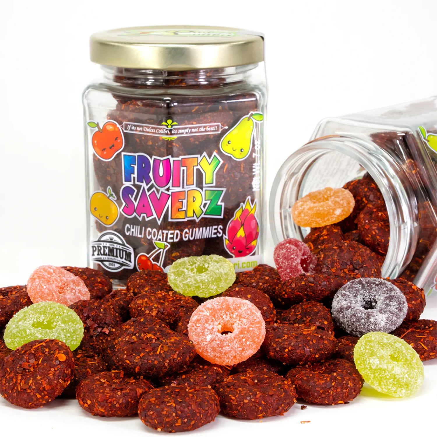 Dulces Colibri - Premium Dry Chamoy Coated Fruity Saverz | Mess Free ...