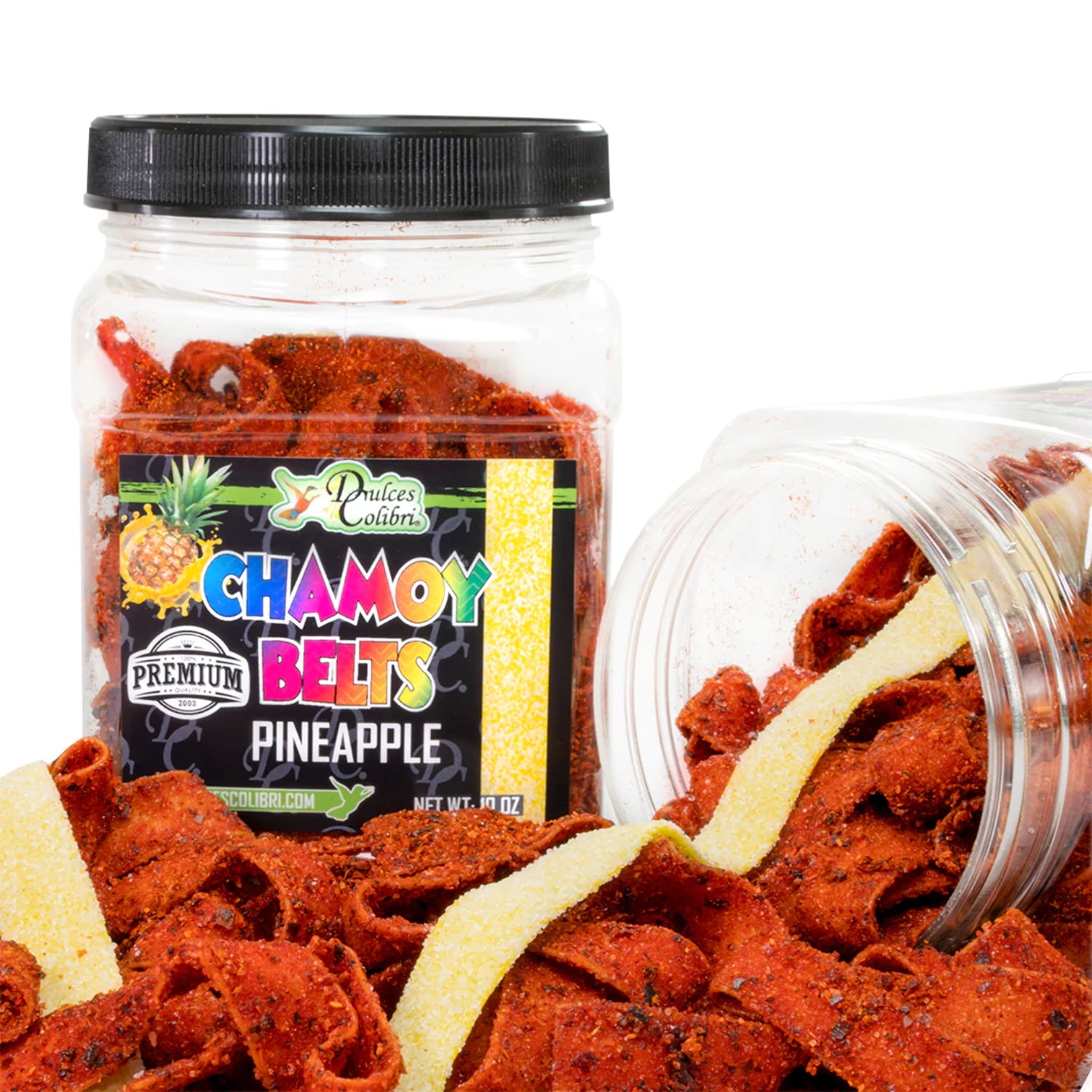 Dulces Colibri - Premium Dry Chamoy Coated Pineapple Sour Belts | Mess ...