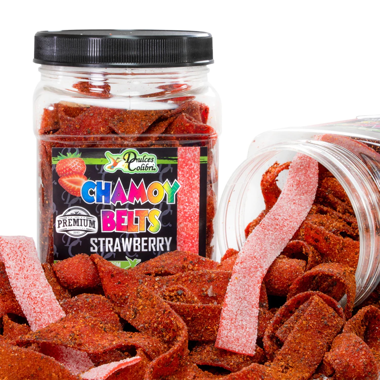 Dulces Colibri - Premium Dry Chamoy Coated Strawberry Sour Belts | Mess ...