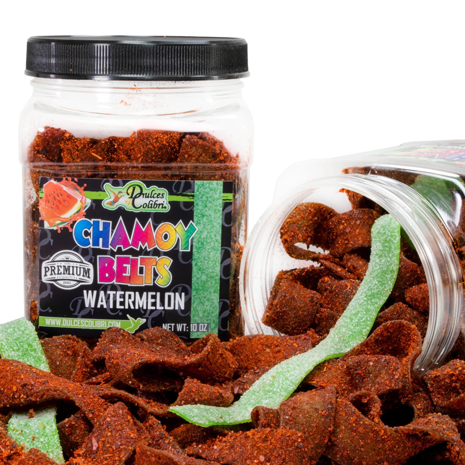 Dulces Colibri - Premium Dry Chamoy Coated Watermelon Sour Belts | Mess ...