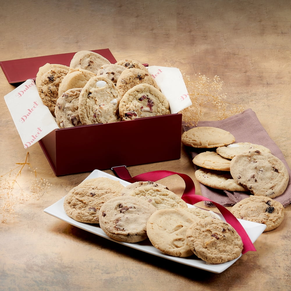 Dulcet Cookies Gift Baskets –Includes 4 Assorted Flavors. Peanut Butter ...
