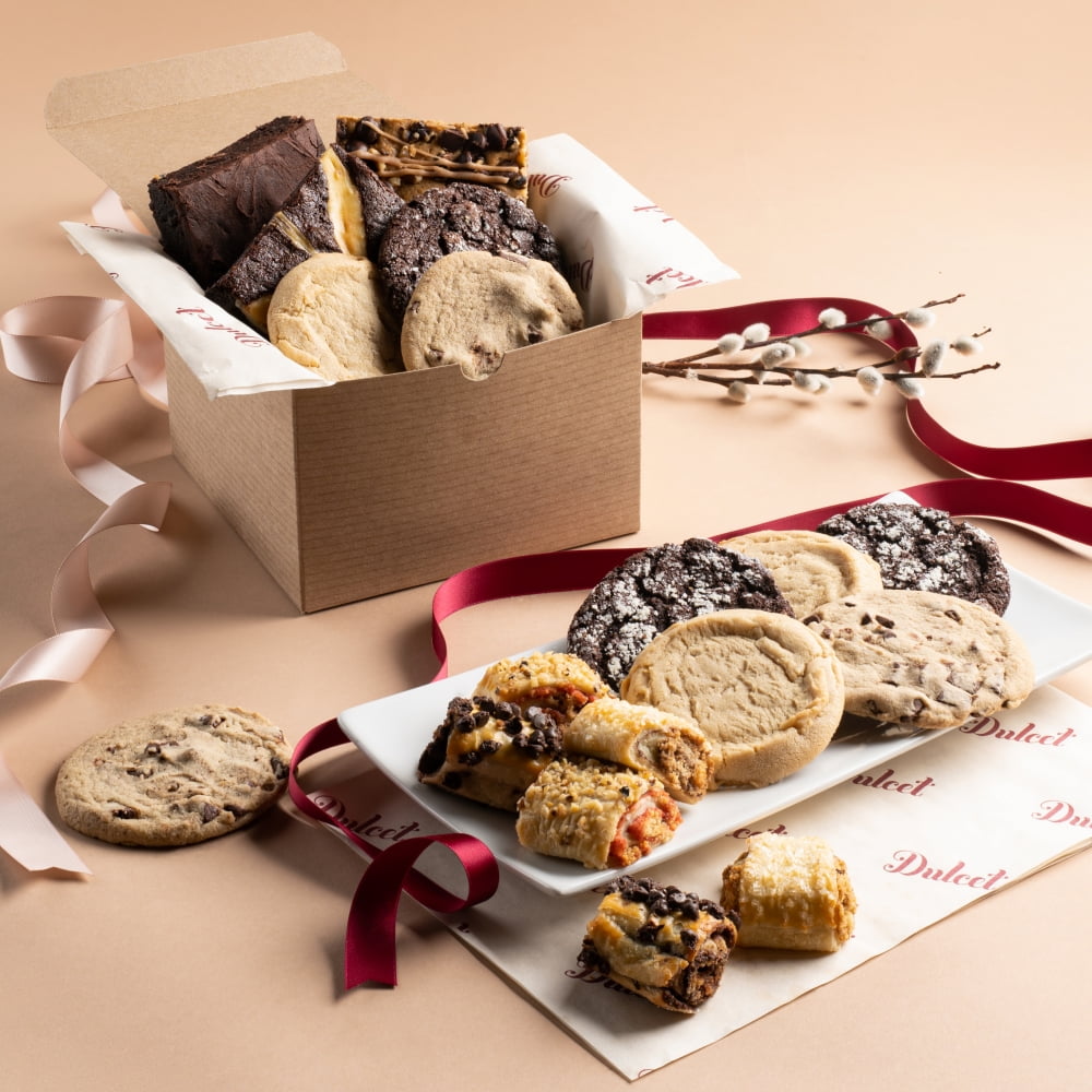 Dulcet Gift Baskets Classic Bakery Kraft Box - Soft Bite Cookies ...