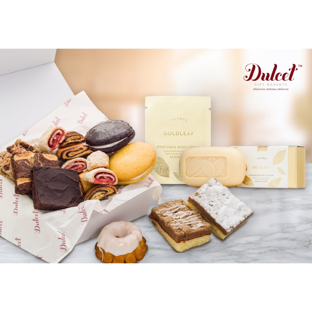 Dulcet Gift Baskets Gourmet Bakery Assortment Gift Box With Luxury ...