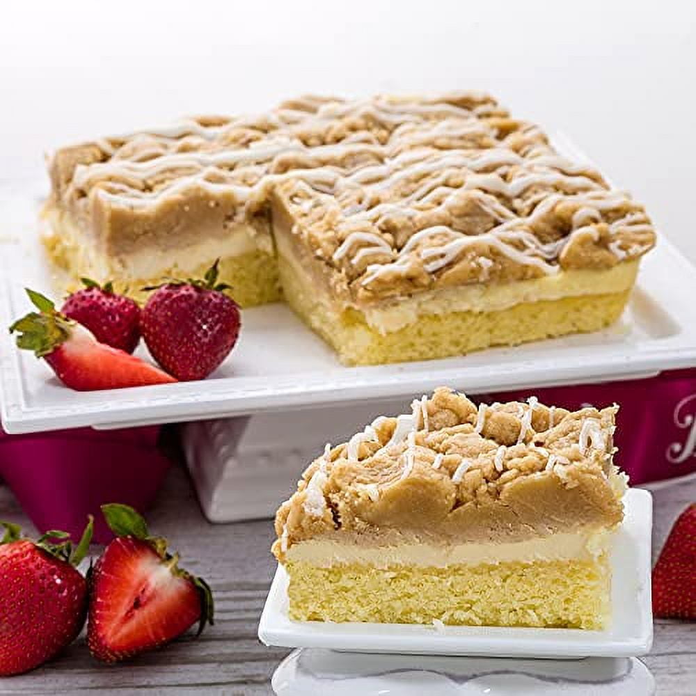 Dulcet Gift Baskets Gourmet Crumb Cake Gift Box Freshly Baked 8x8 Crumb ...