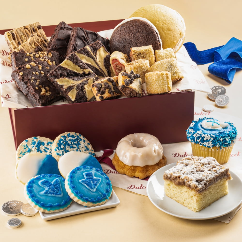 Dulcet Hanukkah Bakery Gift Basket - Office Holiday Treats - Walmart ...