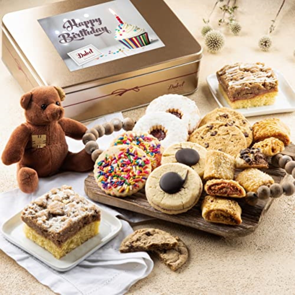 Dulcet Gift Baskets Happy Birthday Deluxe Bakery Mix of Assorted ...