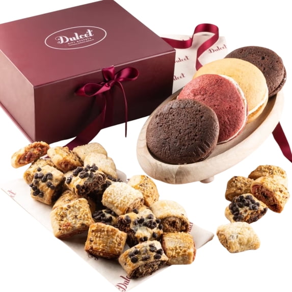 Dulcet Gift Basket, Kosher Pastry Assortment, 4 Whoopie Pies, 2lb ...