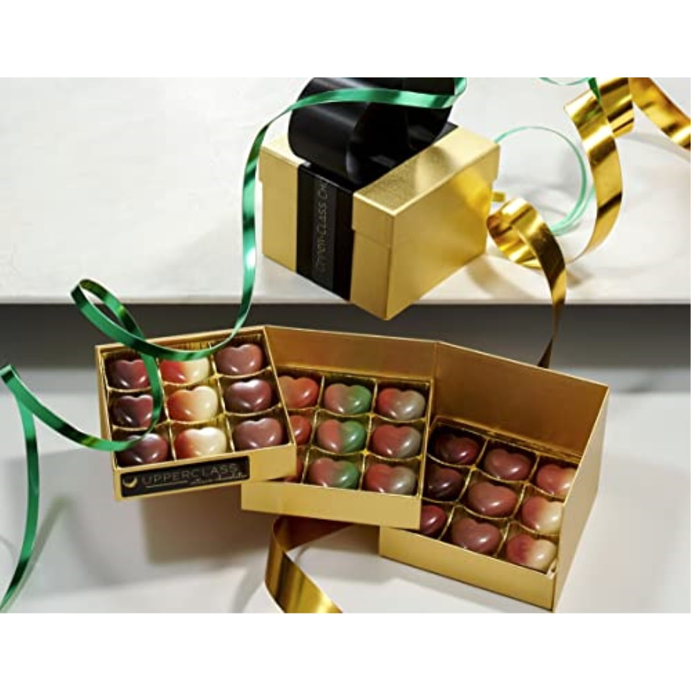 Dulcet's Chocolate 3 Tier Gift Assortment of Milk Chocolates Gourmet ...