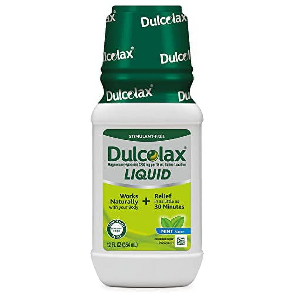 Dulcolax Drinkable Liquid Laxative, 12 oz, Stimulant Free for ...