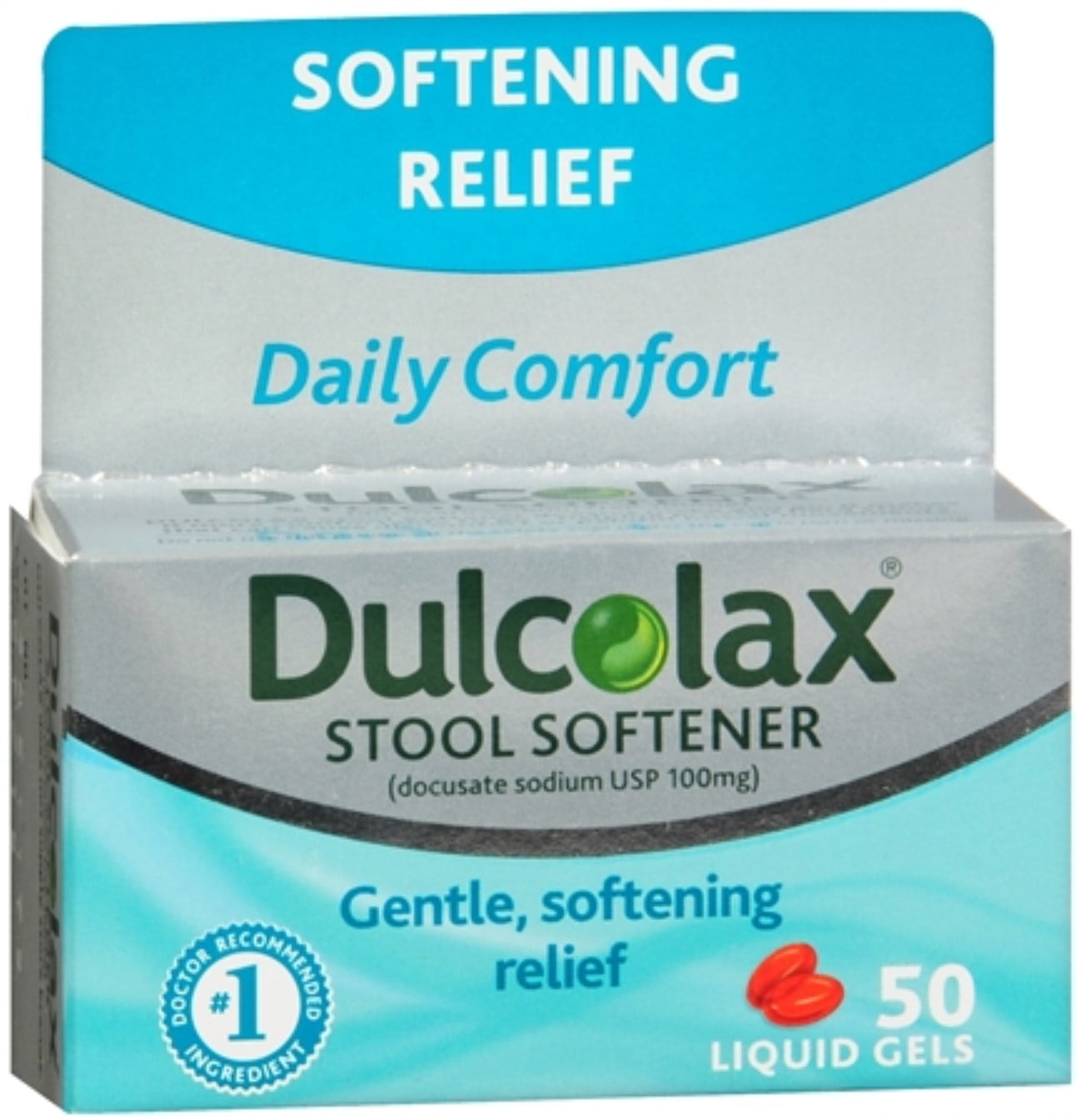 Dulcolax Stool Softener Liquid Gels 50 Liquid Gels (Pack of 4 ...