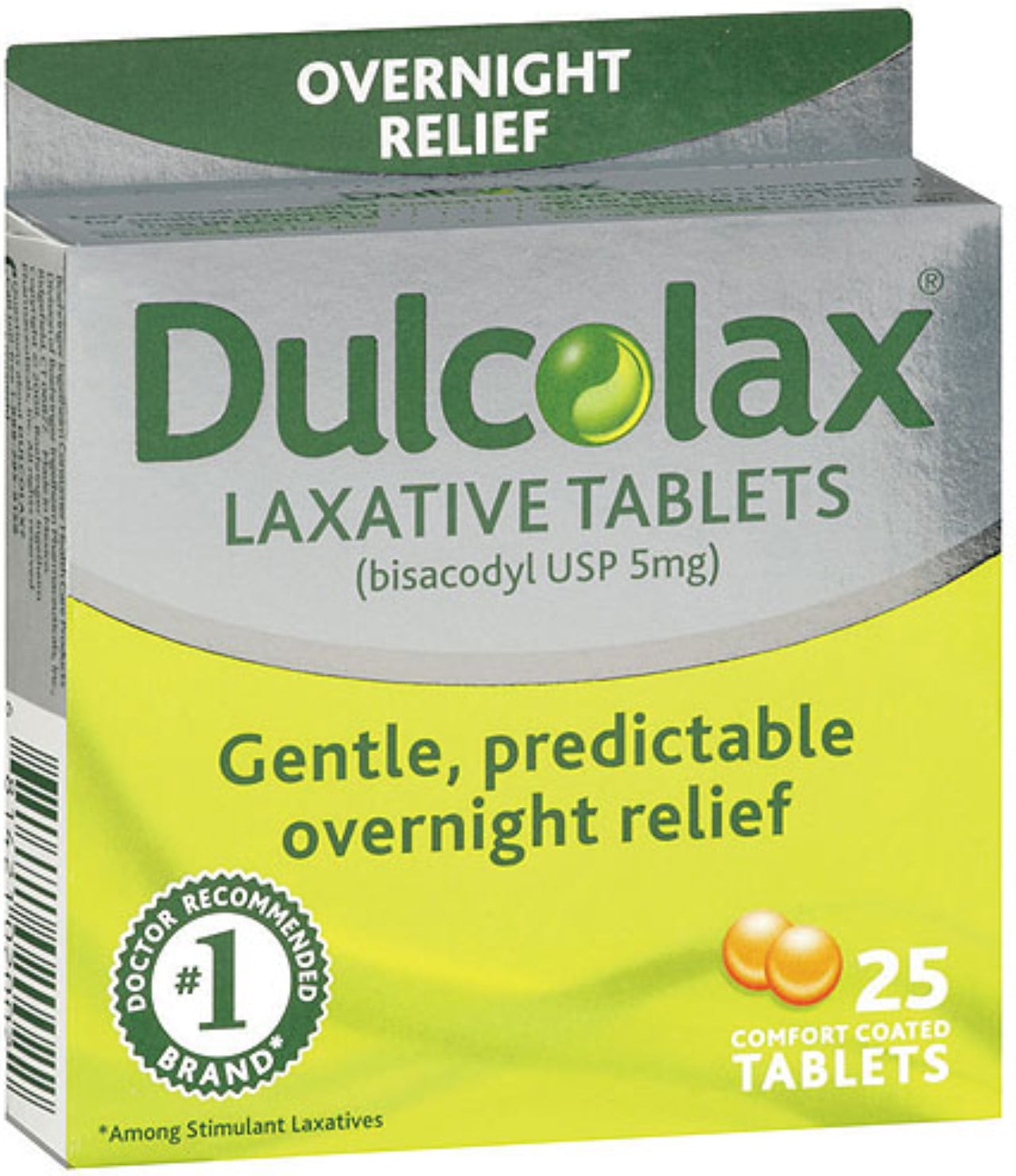 Dulcolax Tablets 25 Tablets (Pack of 6) - Walmart.com