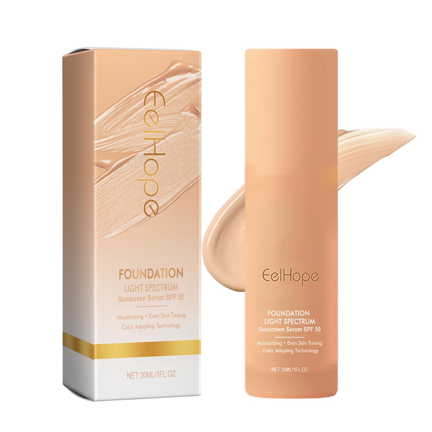 Dulele Full Coverage Liquid Foundation, Moisturizing Lightweight ...