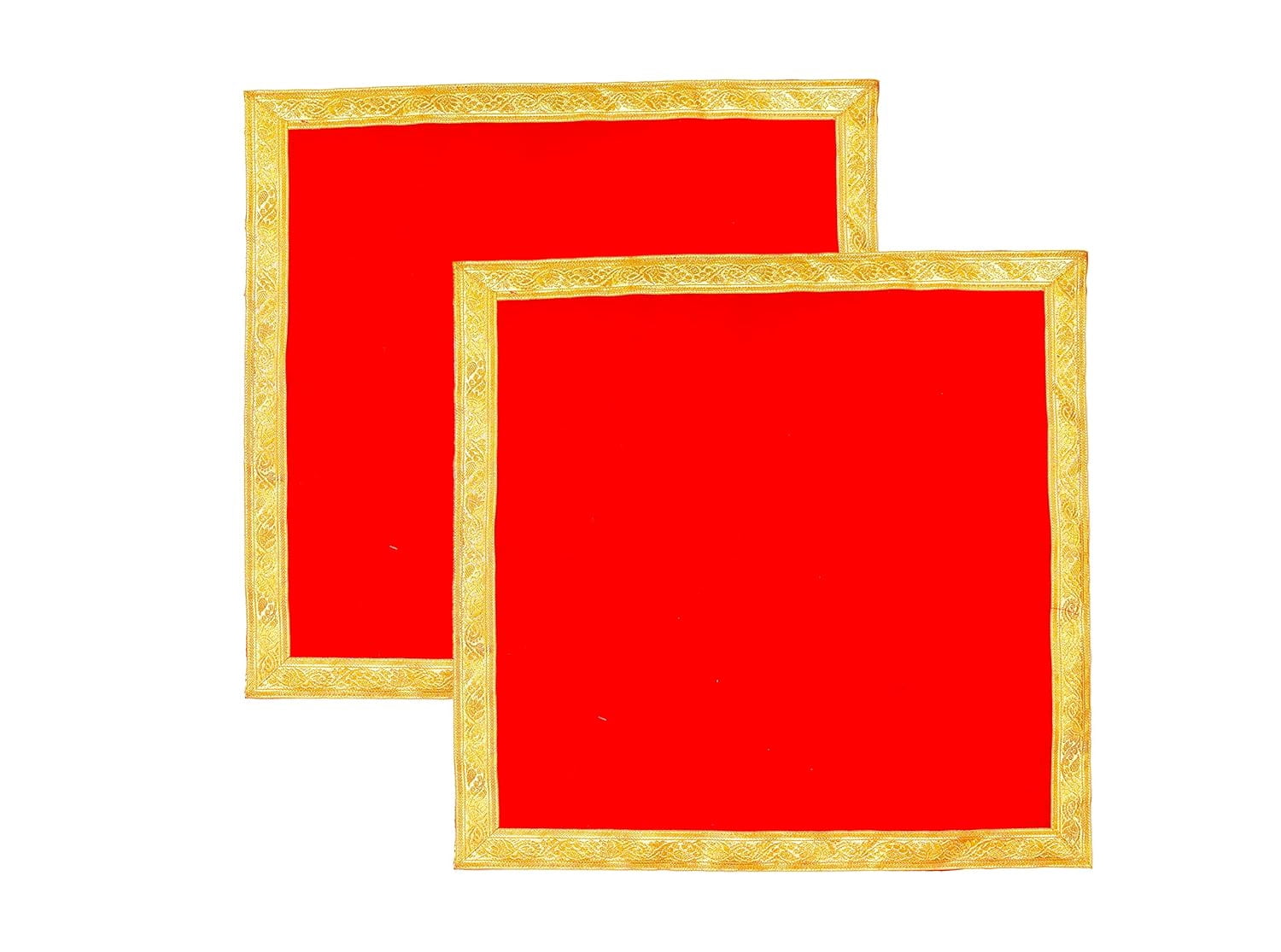 Dulhan Velvet Pooja Cloth Aasan for Mandir Temple Altar Cloth with ...