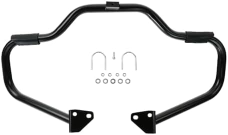 Dull Black 1 1/4" Mustache Engine Guard Highway Crash Bar Fit for ...