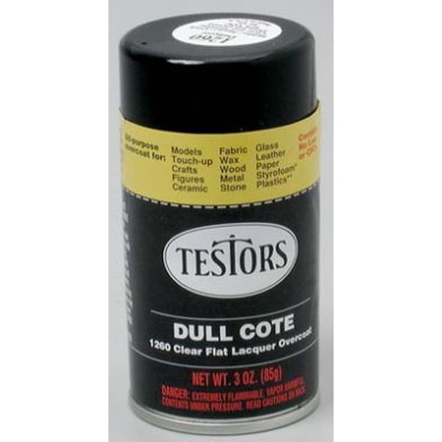 Dullcote Dull Cote Spray Testors Enamel Plastic Model Paint - Walmart ...
