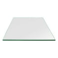 Dulles Glass 22" Square Glass Table Top - Tempered - 1/4" Inch thick ...