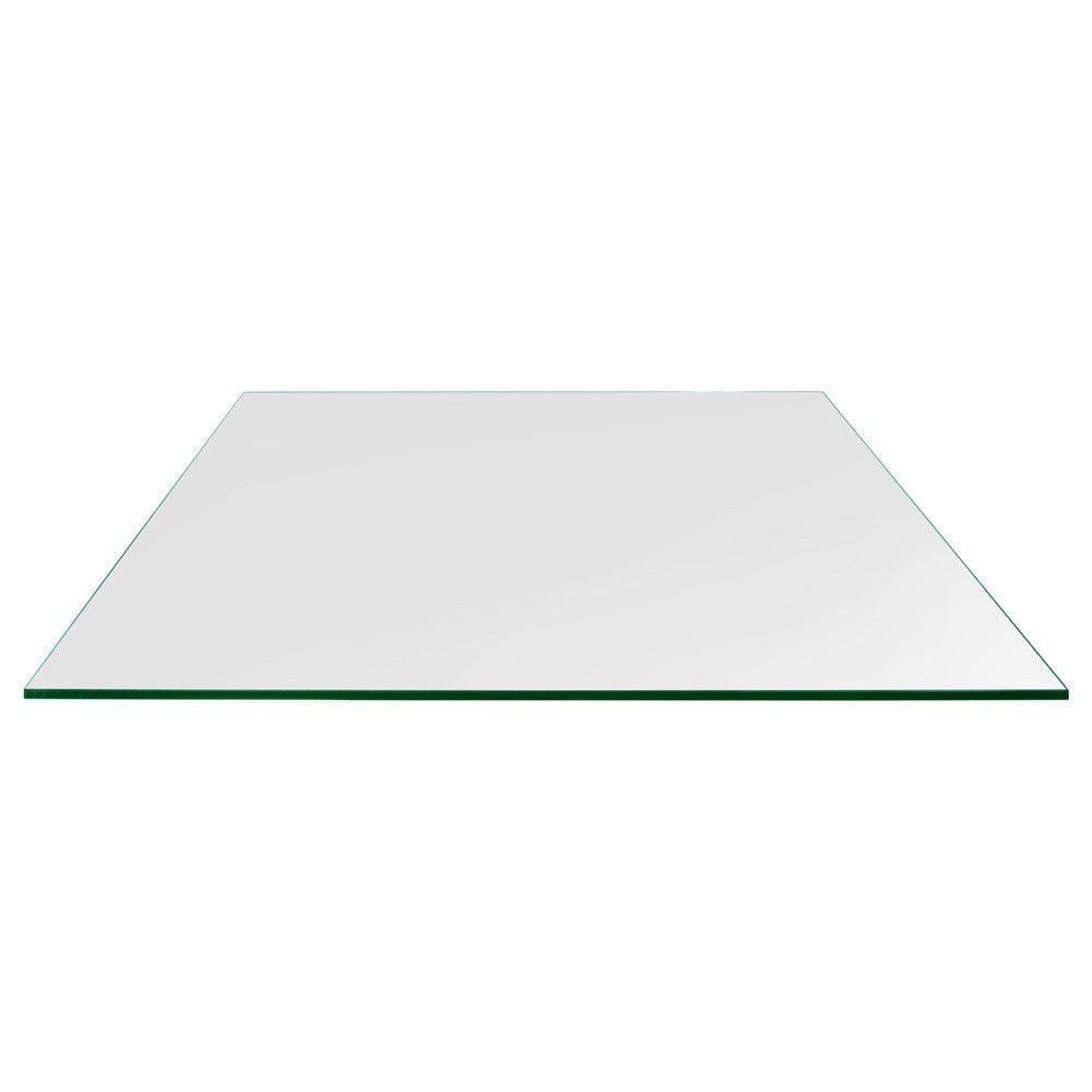 "Dulles Glass 36"" x 60"" Rectangle Tempered Glass Table Top, 1/4 ...