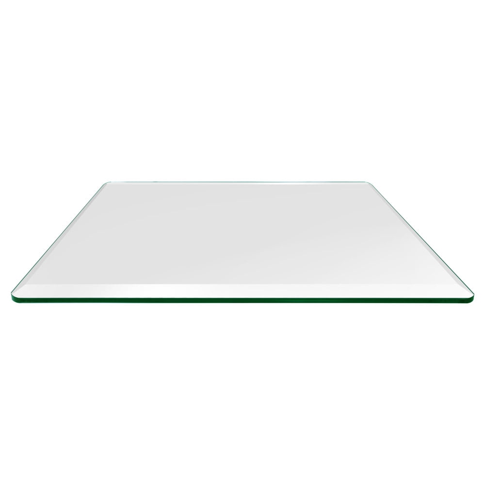 Dulles Glass 42" x 72" Rectangle Glass Table Top - Tempered - 3/8 ...