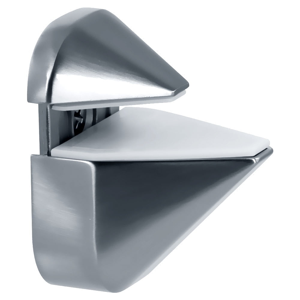 Dulles Glass Floating Shelf Brackets, Adjustable Clamps Heavy Duty ...