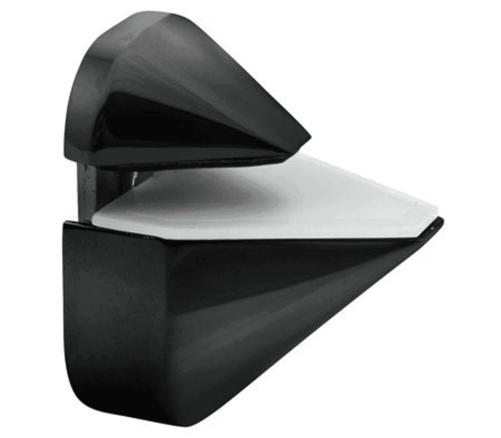 Dulles Glass Floating Shelf Brackets, Adjustable Clamps Heavy Duty ...