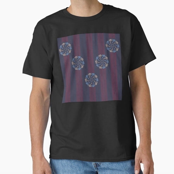 Duluth Anchor Radial And Vertical Stripes Red On Novy Shirt, Casual ...