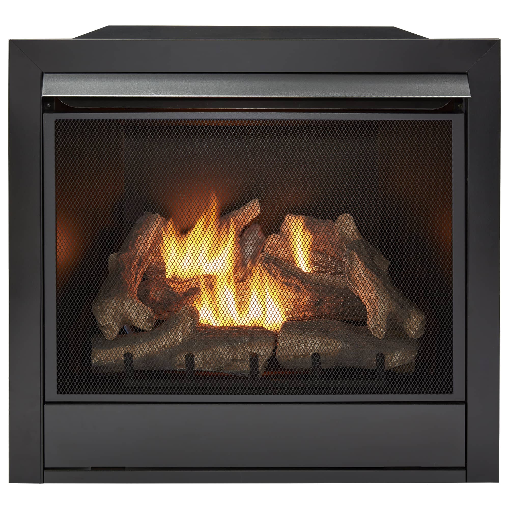 Duluth Forge Dual Fuel Ventless Fireplace Insert - 32,000 BTU, Natural ...
