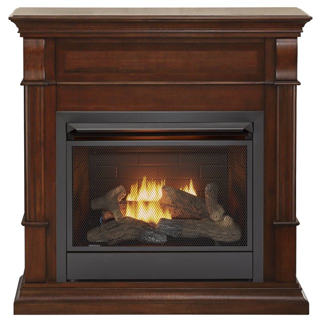 Free Shipping! Duluth Forge Dual Fuel Ventless Gas Fireplace, 26K BTU ...