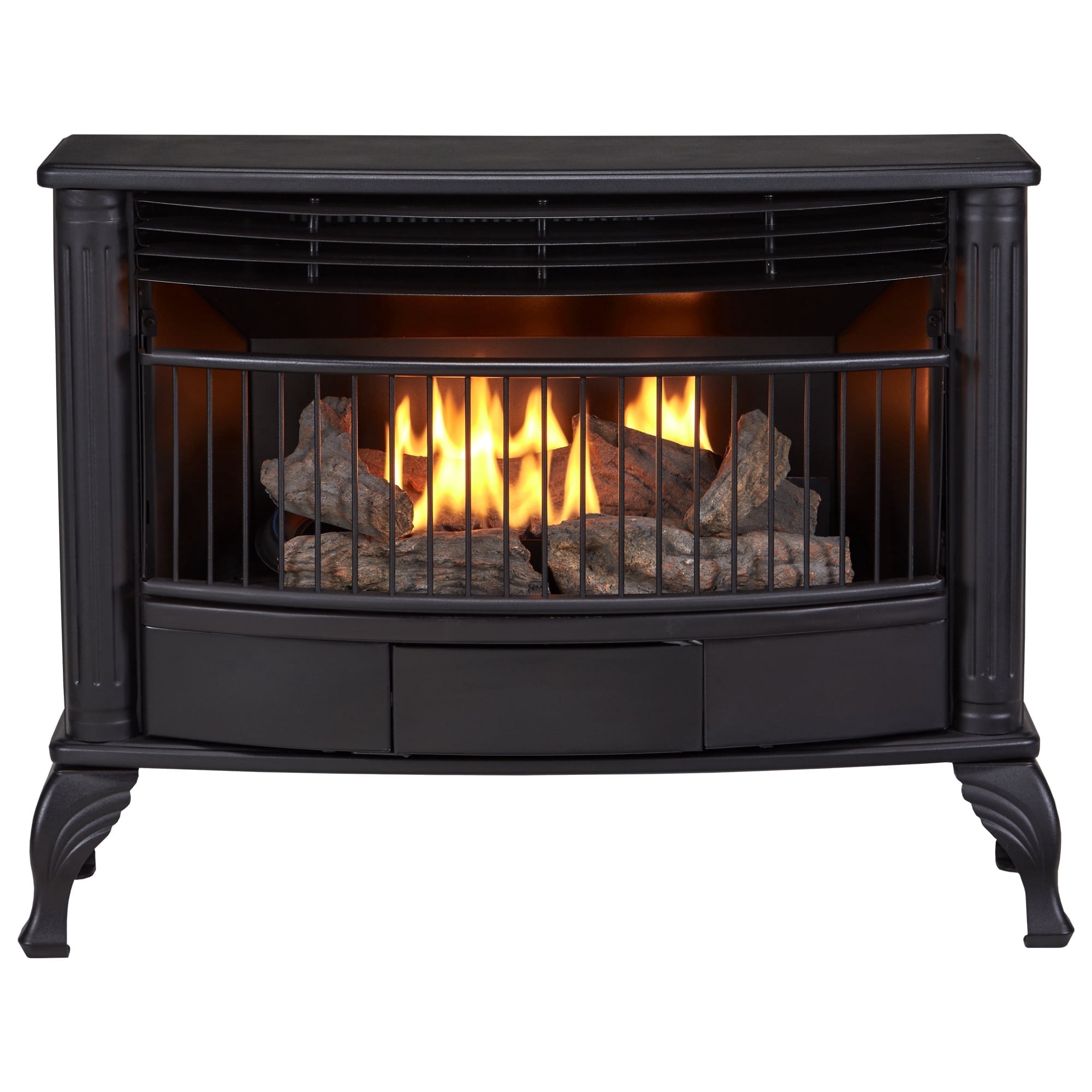 Duluth Forge QSL250T, Vent Free Indoor Stove 25,000 BTU, Propane Gas ...
