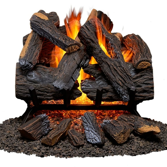 Log Gas Fireplace